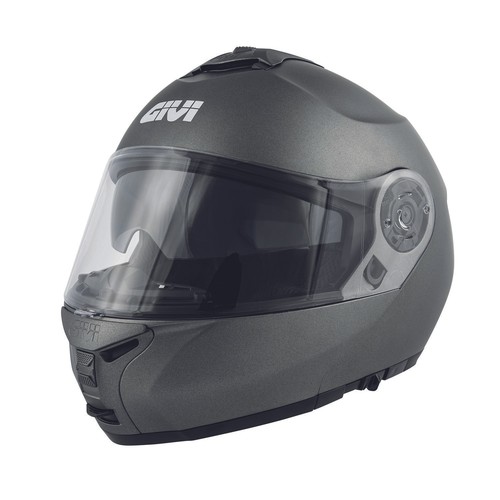 Motorcycle Helmet Scooter Modular GIVI X20 HX20 Monochrome Titanium ...