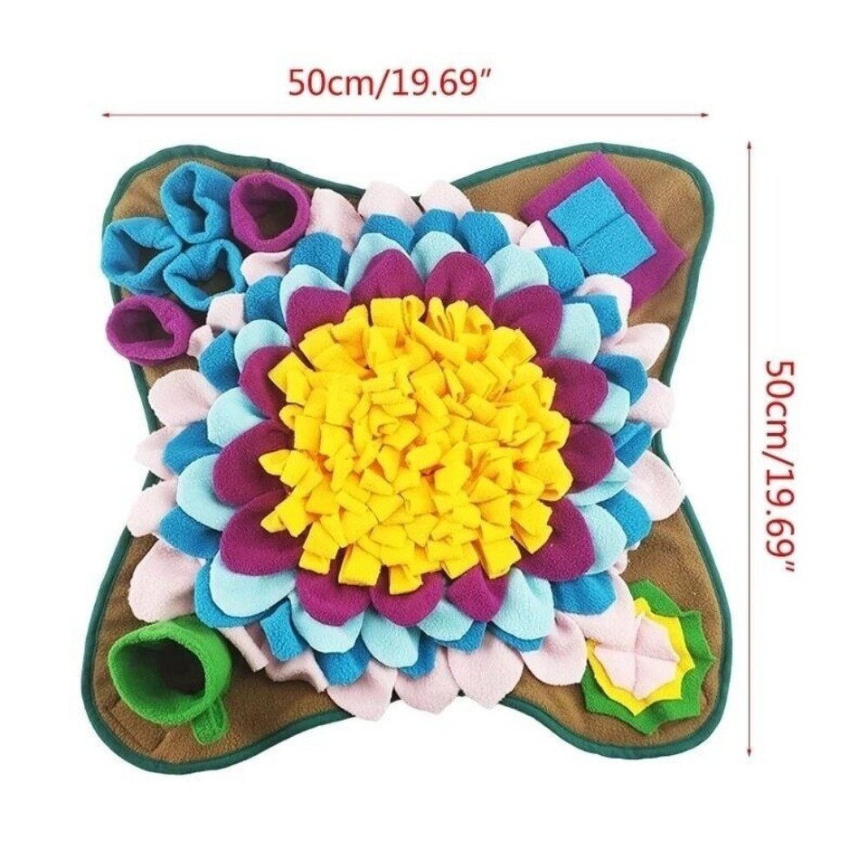 Pet Dog Snuffle Mat Nose Smell Training Sniffing Pad Dog Puzzle Toy | eBay