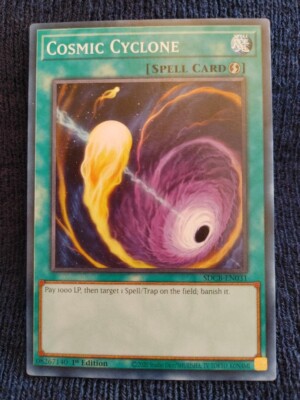 Yugioh Cosmic Cyclone 1ST Edition (Spell Card) SDCB-EN031 Mint | eBay