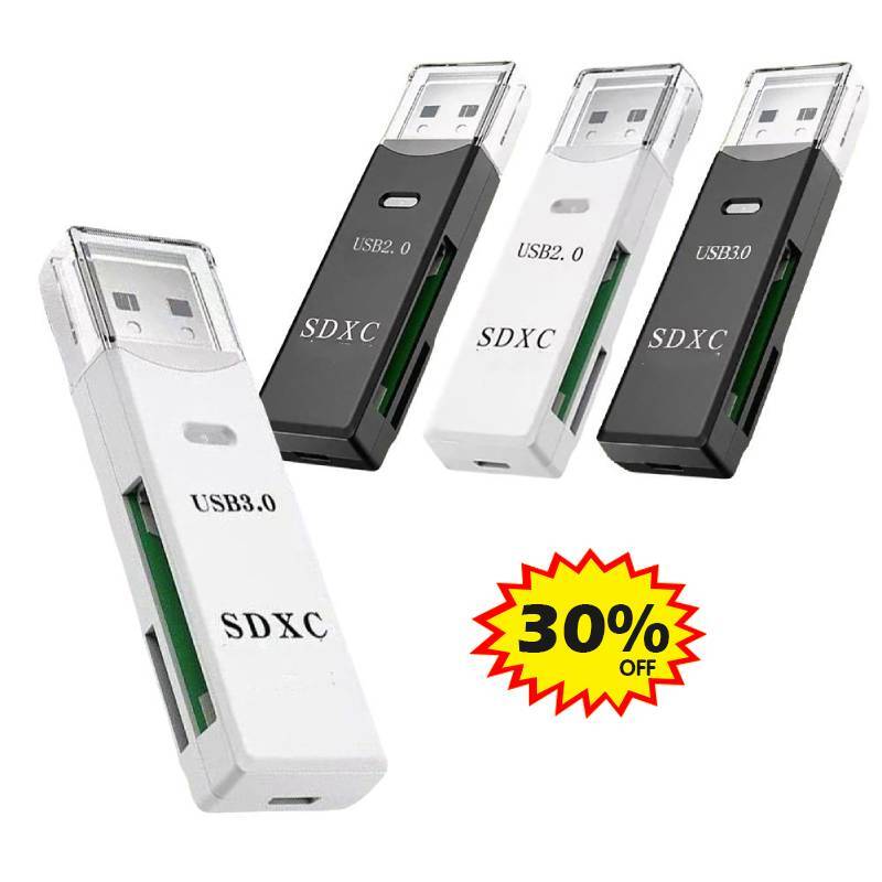 Memory Card Reader Multi USB 3.0 High Speed Adapter Flash Micro SD SDXC ...