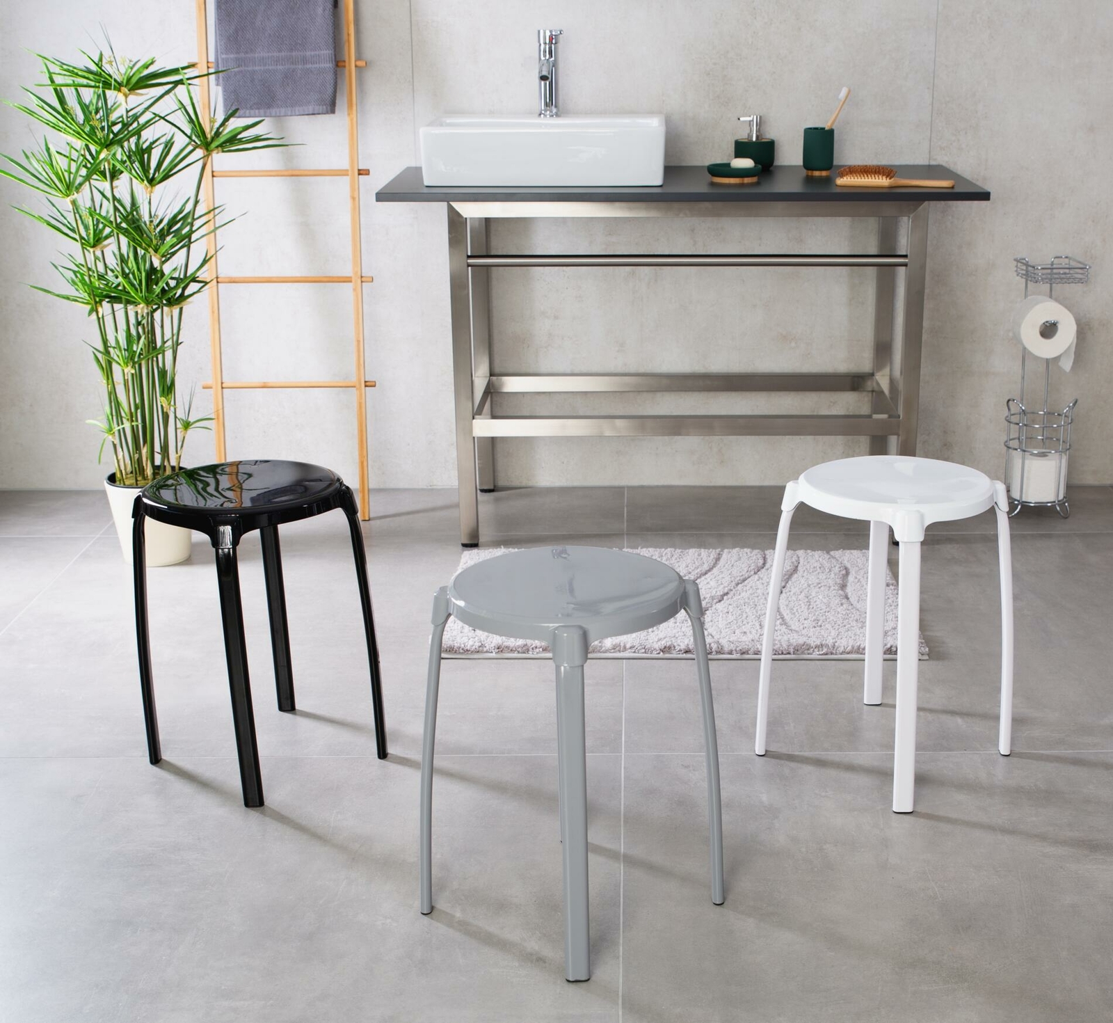 RIDDER Bad-Hocker Max weiß bad-hocker , badhocker , dusch-hocker ...