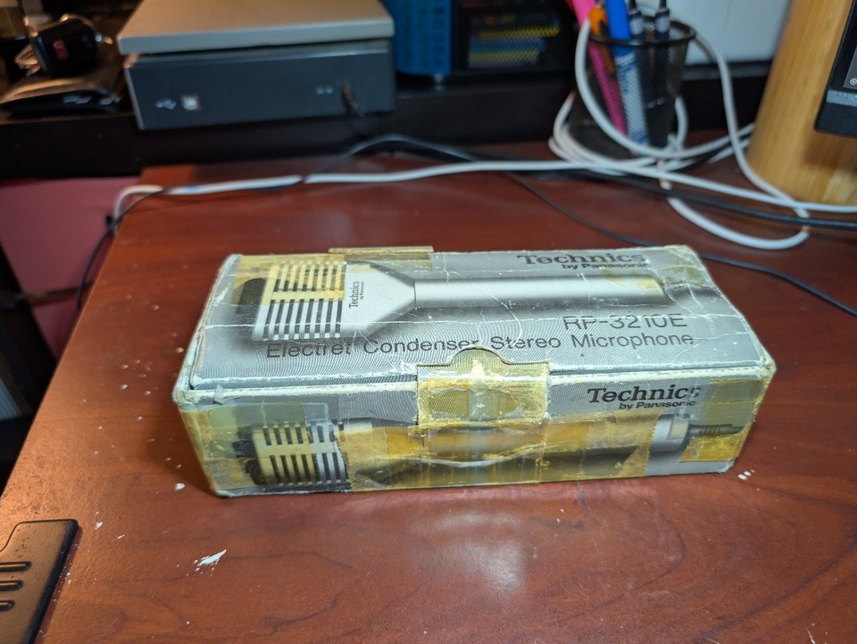 Technics RP-3215E Electret Condenser Stereo Microphone | eBay