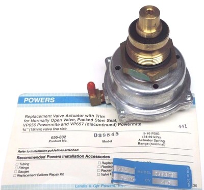 NEW SIEMENS 656-832 VALVE ACTUATOR 656832 W/ TRIM 3/4'' | eBay