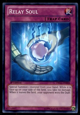 Yu-Gi-Oh! 1st Edition Relay Soul #DRLG-EN008 Light Play | eBay