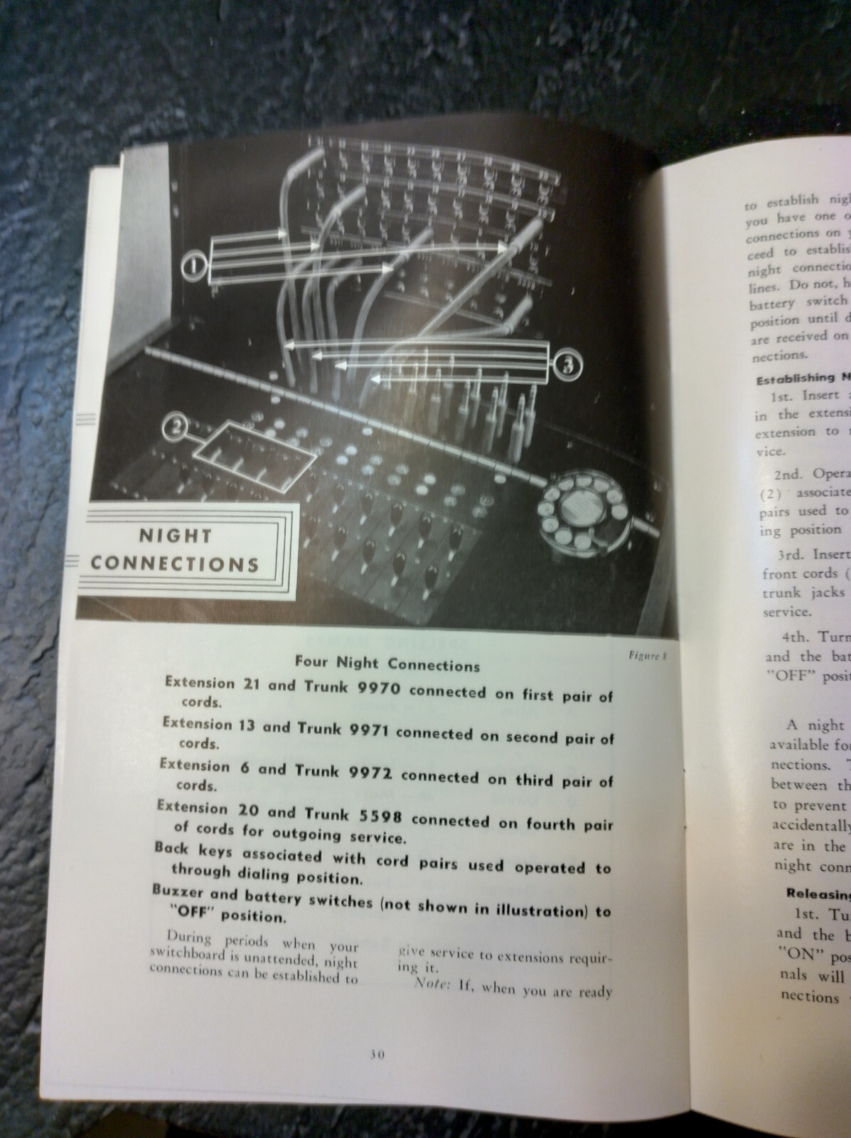 1950s Ohio Bell telephone company cord switchboard service book Very ...
