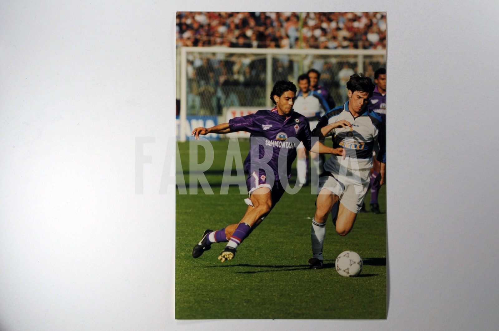 Vintage Press Photo Football, Fiorentina, Inter, Rui Costa, Sforza ...