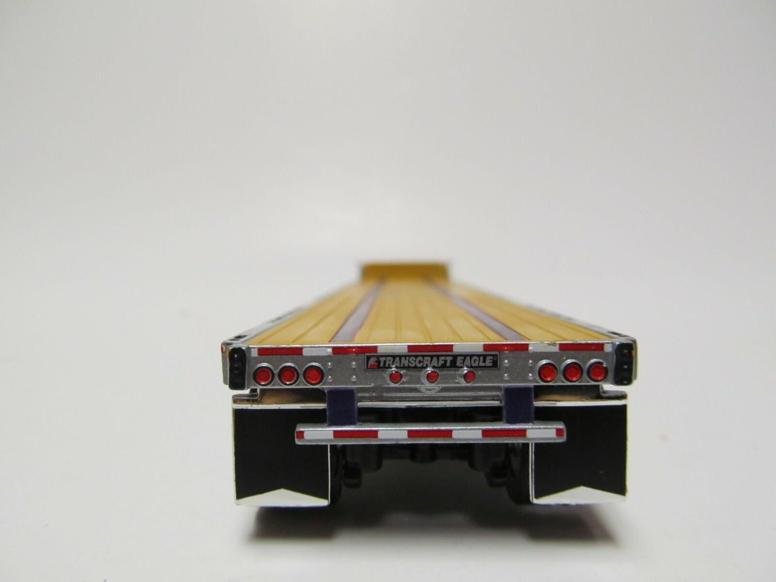 DCP 1/64 SCALE TRANSCRAFT STEP DECK TRAILER TAN / BROWN DECK WITH ...