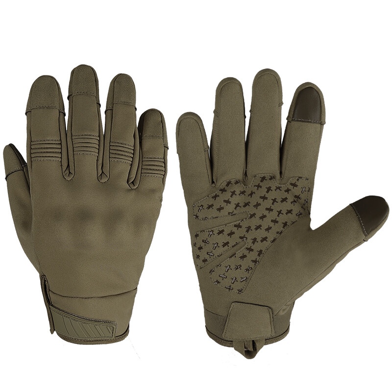 Outdoor Tactical Military Full Finger Gloves Combat Shooting Touch ...