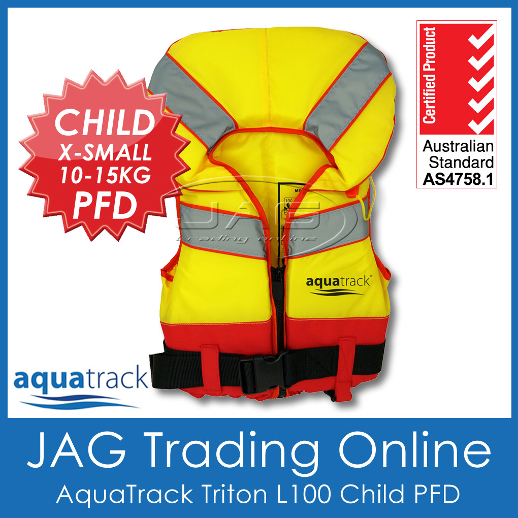 AQUATRACK TRITON CHILD XS 10-15KG L100 PFD LIFE JACKET -Infant Toddler ...