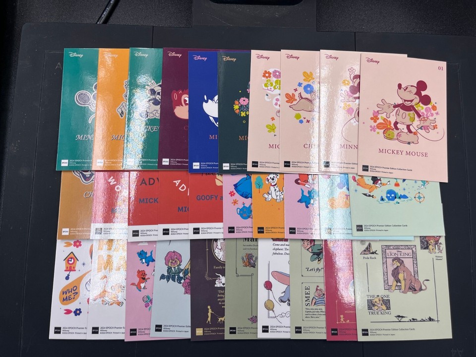 2024 Disney EPOCH Premier Edition Collection Cards 30 cards set | eBay