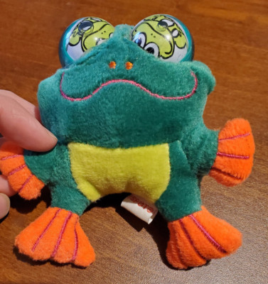 Vintage RARE Frog Googly Eyes Stuffed Frog by SPOT | eBay