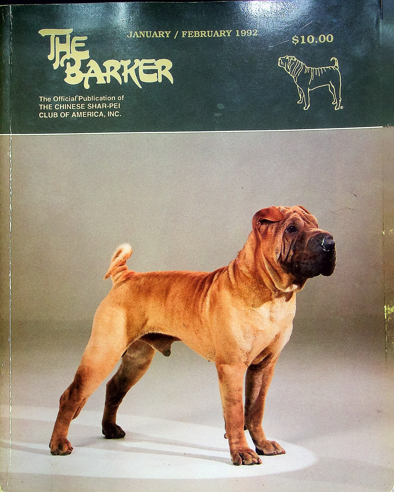 The Barker Magazine Jan Feb 1992 Shar-Pei World Dog Exhibition AKC News ...