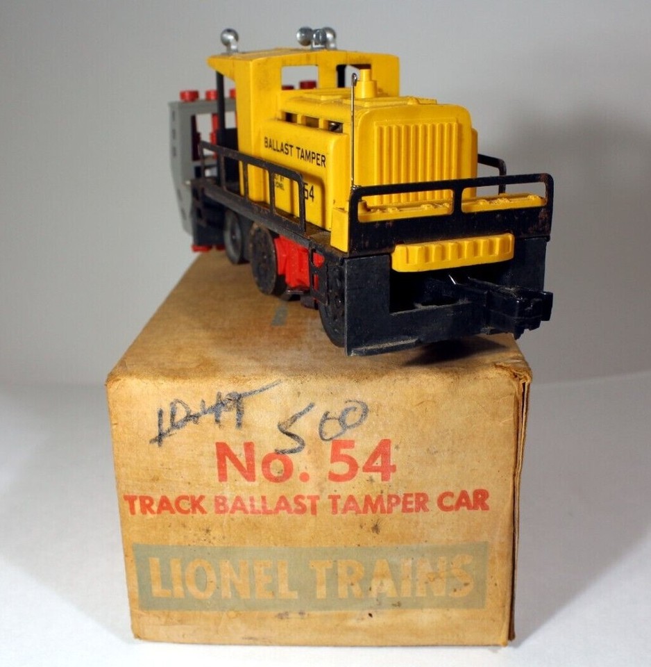 Lionel O Scale 54 Track Ballast Tamper Car Yellow | eBay