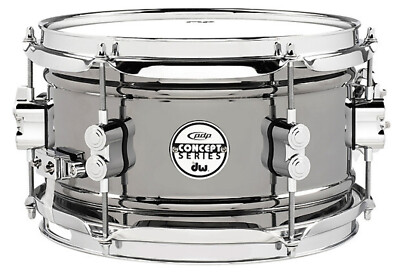 PDP Concept Select 6x10 Black Nickel Over Steel Snare Drum | eBay