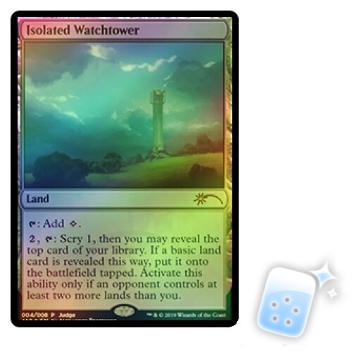 FOIL ISOLATED WATCHTOWER (JUDGE) Promo Magic MTG MINT CARD | eBay
