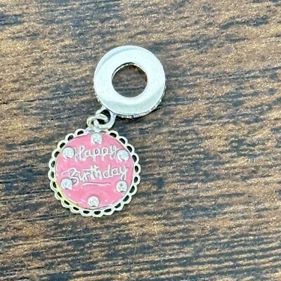 Pandora Pink Birthday Cake Dangle Charm 925 Sterling Silver - 798888C01 ...