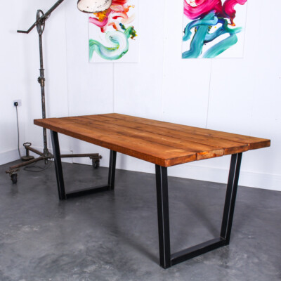 Chunk Monkey Extra Chunky Rustic Industrial Dining Table (Chunk One ...