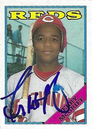Autographed Signed 1988 Topps #644 Terry McGriff Cincinnati Reds Tough ...