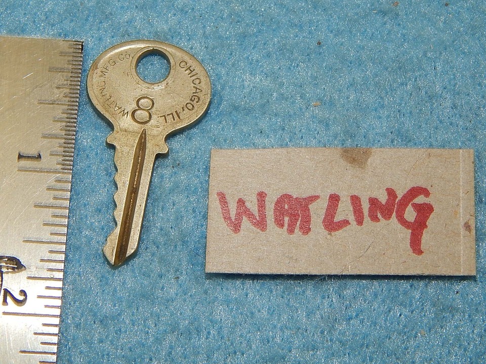 vintage coin operator key: Watling Manufacturing Co. - WM 592 (Chicago ...