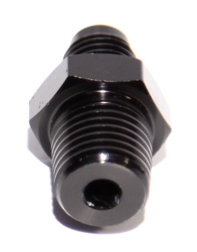 4AN AN-4 TO 1/4NPT Male Thread Aluminum Anodized Fitting Adapter BLACK ...