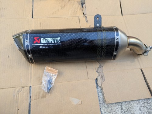 Rare Zx4Rr Zx25R Zx-4Rr Zx-25R Akrapovic Exhaust muffler Kawasaki ...