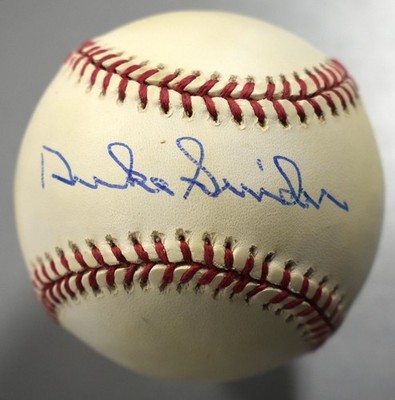 Duke Snider Signed Official National League Baseball Autograph | eBay