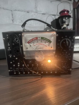 Realistic Model 105 Tube Tester – Vintage Vacuum Tube Tester – Works ...