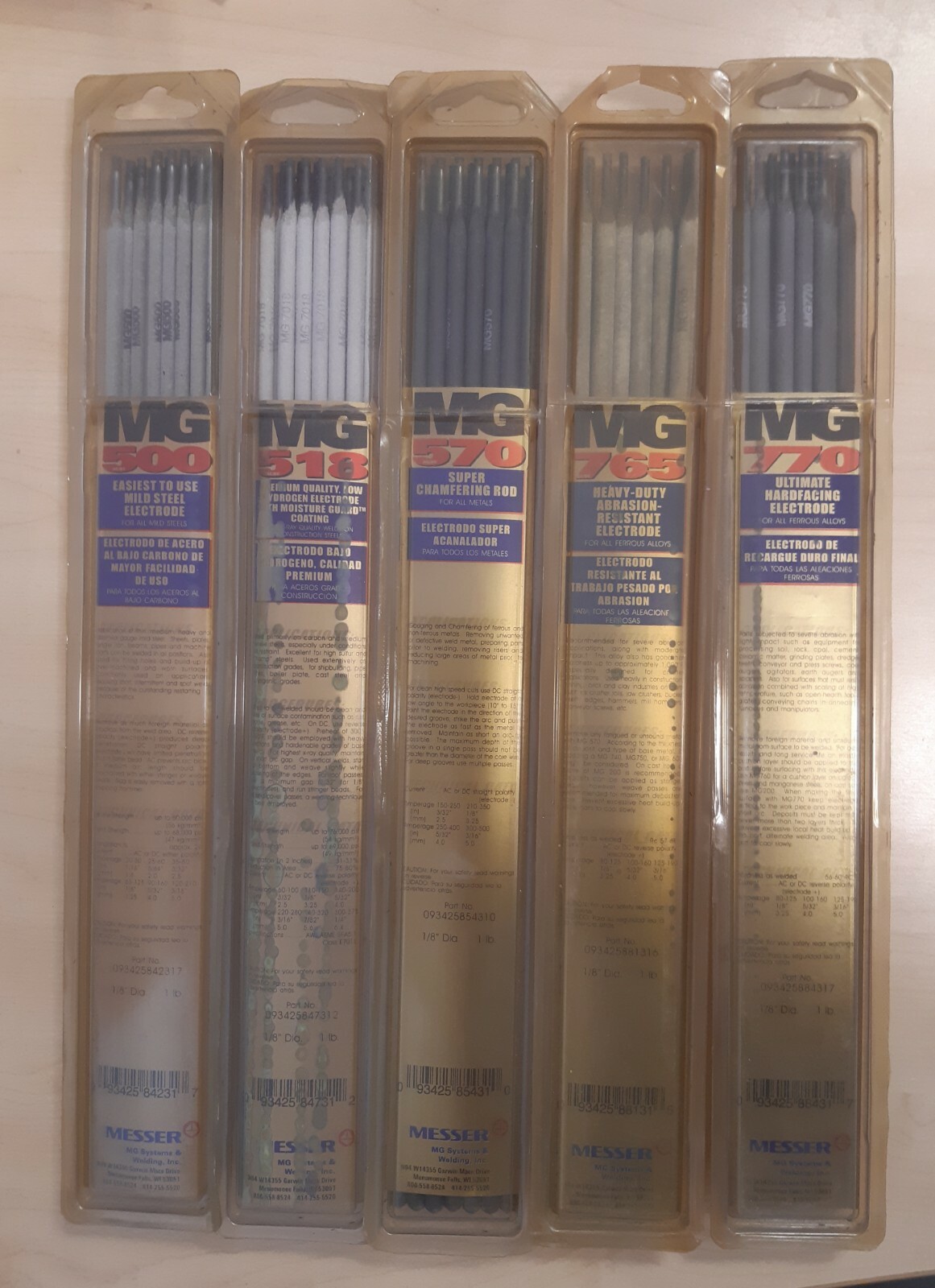 Messer MG Electrodes, 3.2mm ARC Welding Rods, Low Hydrogen, Gouging ...