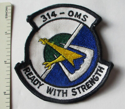 314th OMS SQUADRON US AIR FORCE PATCH Original USAF | eBay