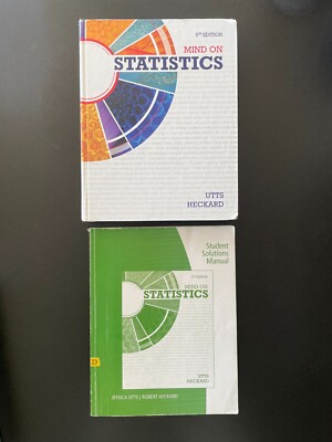 Mind on Statistics Utts/Heckard 5th Ed ~ Text and Solutions Manual | eBay