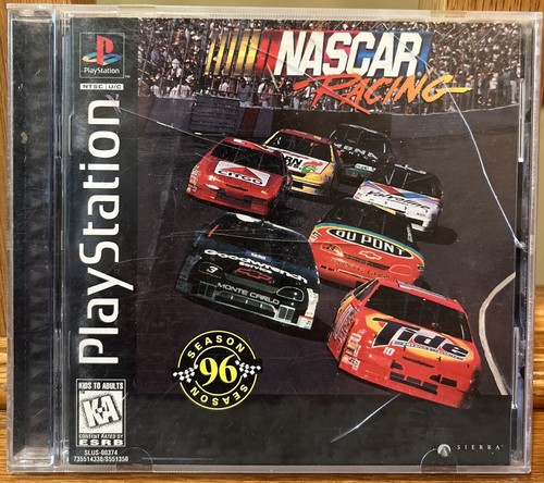 NASCAR Racing (Sony PlayStation 1, 1996) PS1 Complete CIB With Manual ...