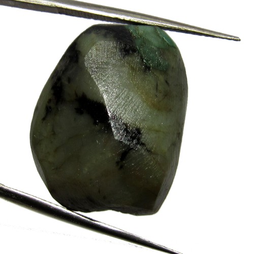 27.00Cts 100% Natural Green Emerald Rough Brazilian UNHEATED Gemstone ...
