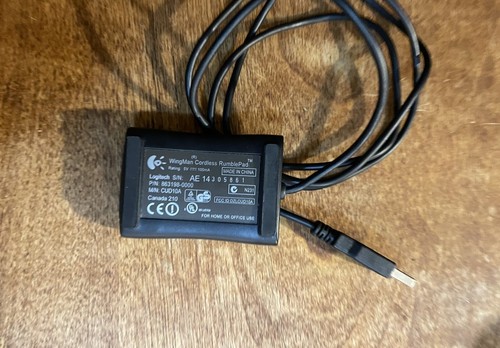 LOGITECH WINGMAN CORDLESS RUMBLEPAD WIRELESS PC CONTROLLER 2.4 GHz USB ...