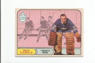1968-69 BRUCE GAMBLE O-PEE-CHEE HOCKEY CARD #197 | eBay