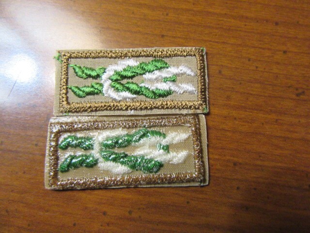 Scouter's Key Knot, Tan Background, Clear Plastic Back IN4 | eBay