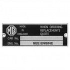 408-310 CRCP311 CH/PLATE MG CAR 61-5 | eBay