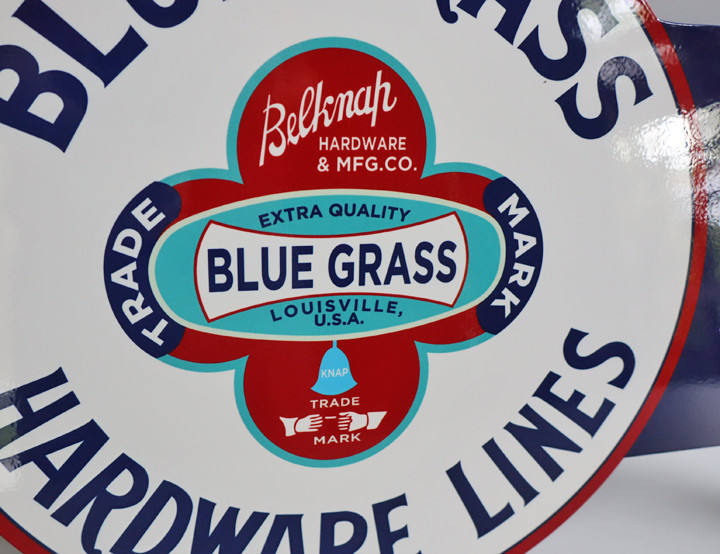 Belknap BLUEGRASS HARDWARE Flange Sign Tool Modern Retro Louisville ...