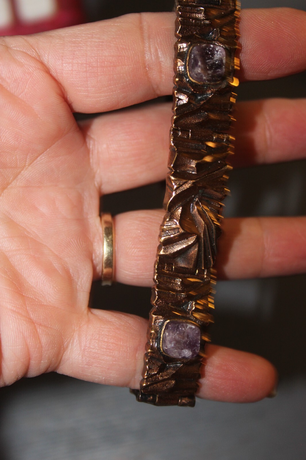 Signed P. SARPANEVA Finland Modernist Copper bronze… - Gem