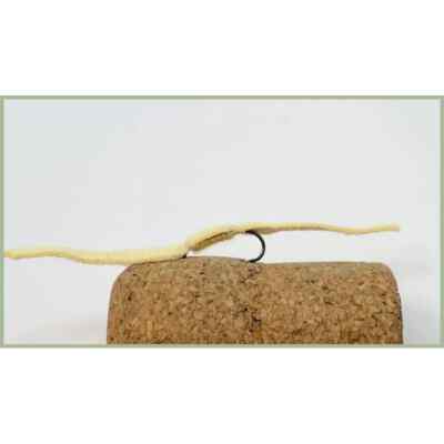 Barbless Worm Flies, 6 Pack Unweighted Chamois worms, size 10, Trout ...
