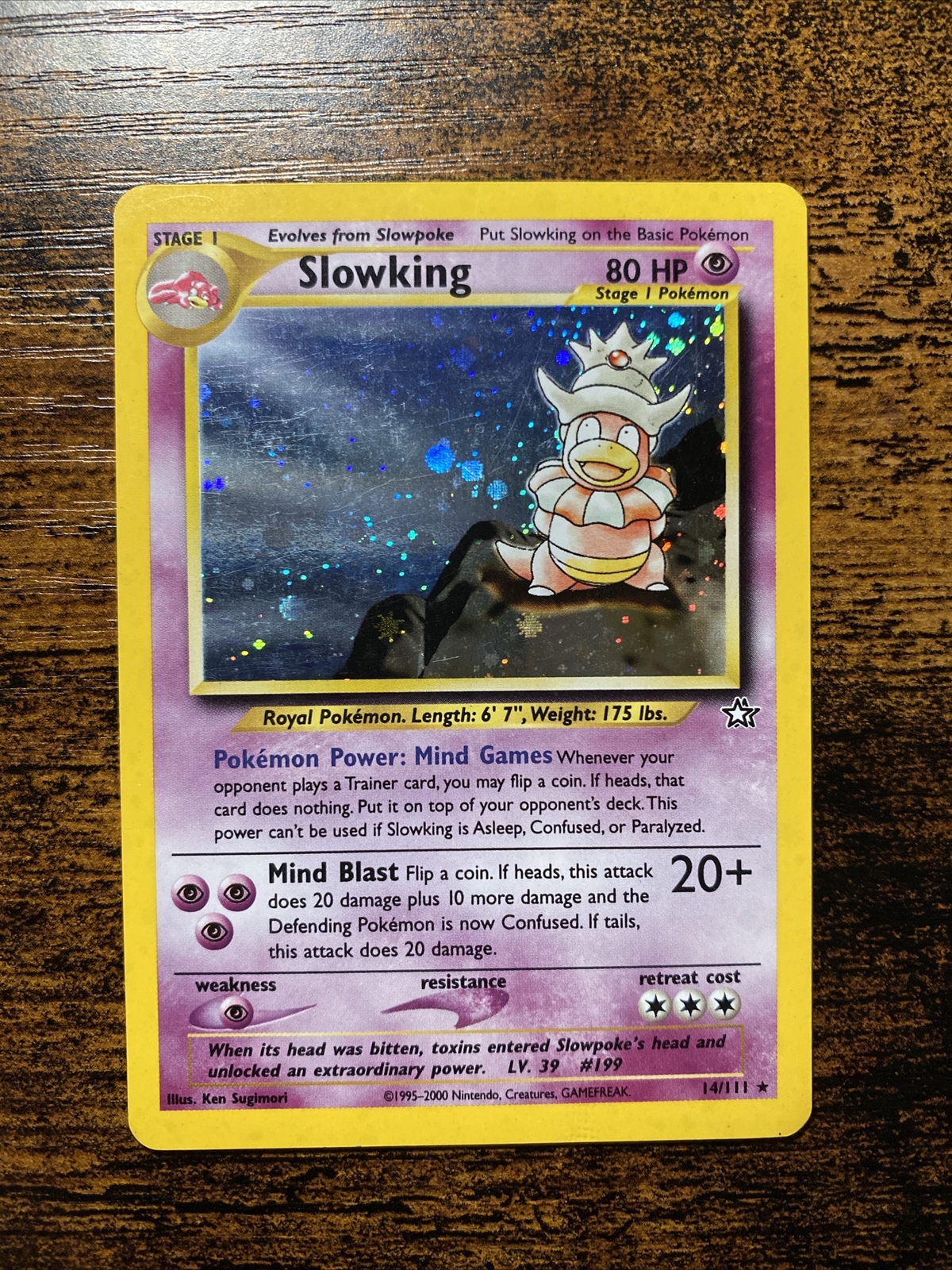 Pokémon TCG Slowking Neo Genesis 14 Holo Unlimited Holo Rare | eBay
