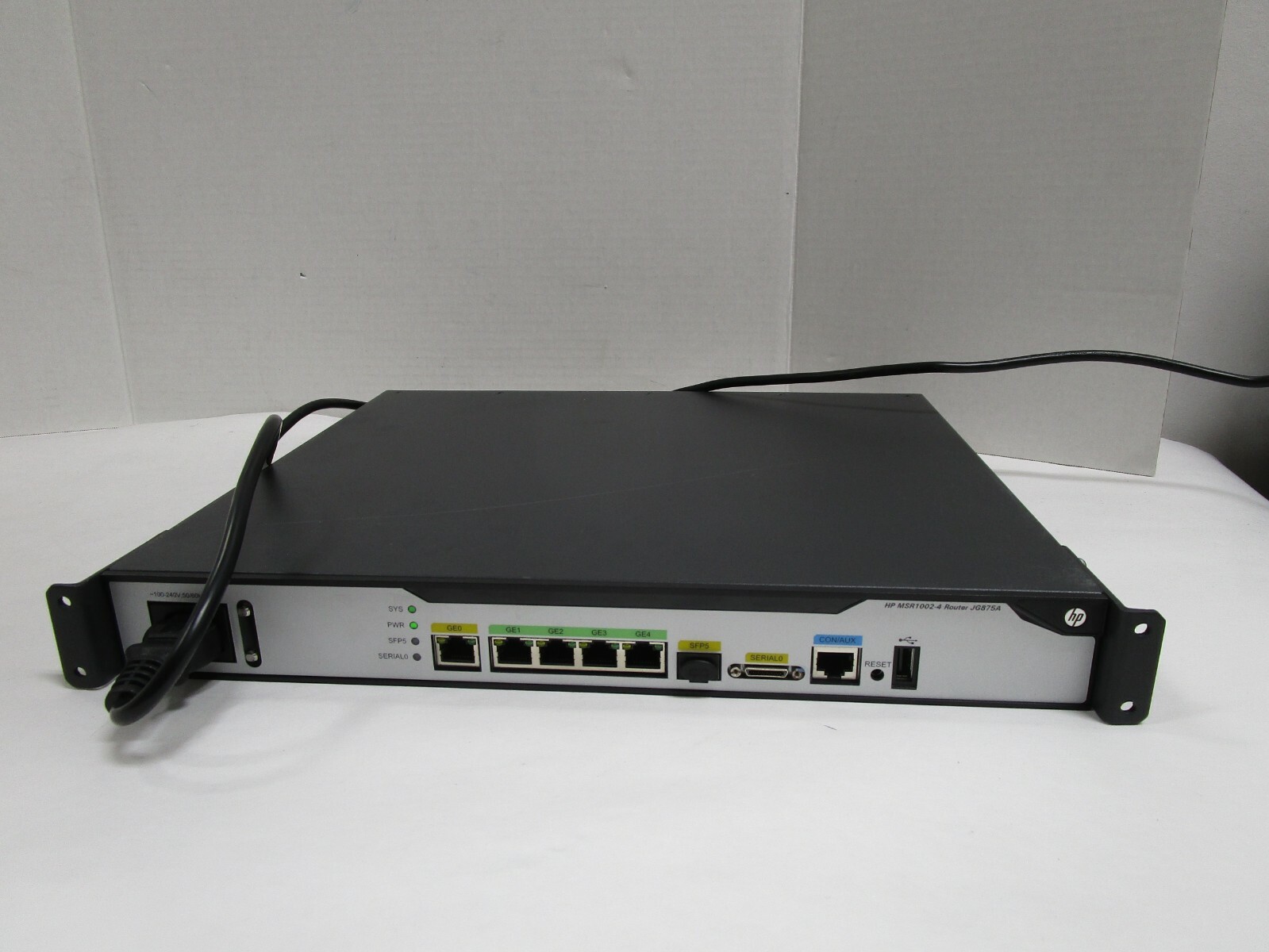 HPE MSR1002-4 JG875A W/ JD538A & BRACKETS USED SEE PHOTOS SHIPS FREE ...