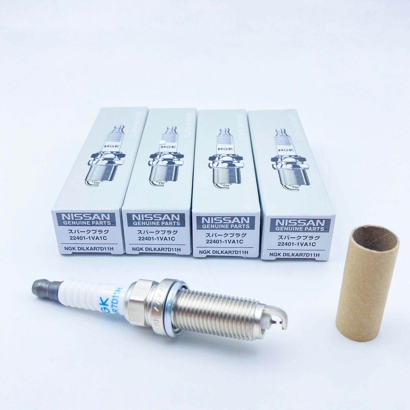 4x NGK (90565) DILKAR7D11H Laser Iridium Spark Plug For Nissan Rogue ...