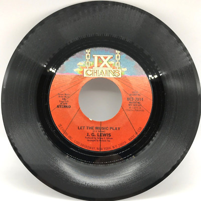 J. G. LEWIS {Northern Soul 45} LET THE MUSIC PLAY (vocal/instro) ♫ hear ...