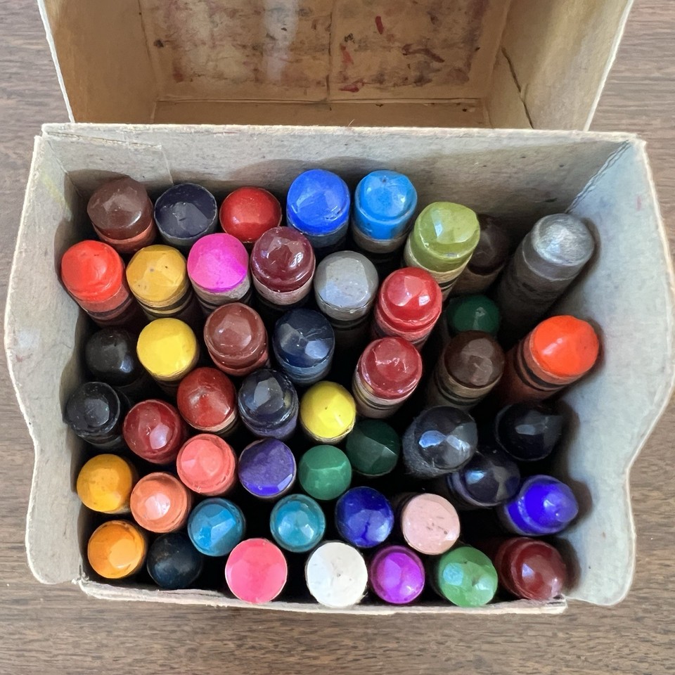 Crayola Rubens No 48 Drawing Crayons Binney & Smith Vintage Box 48 ...