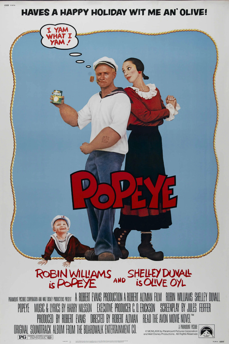 Robin Williams Popeye Poster