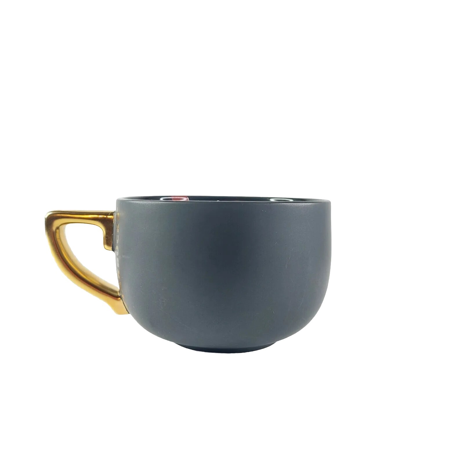 Starbucks 12 Oz Coffee Mug Black, Red, White, Gold Colored Cup | eBay