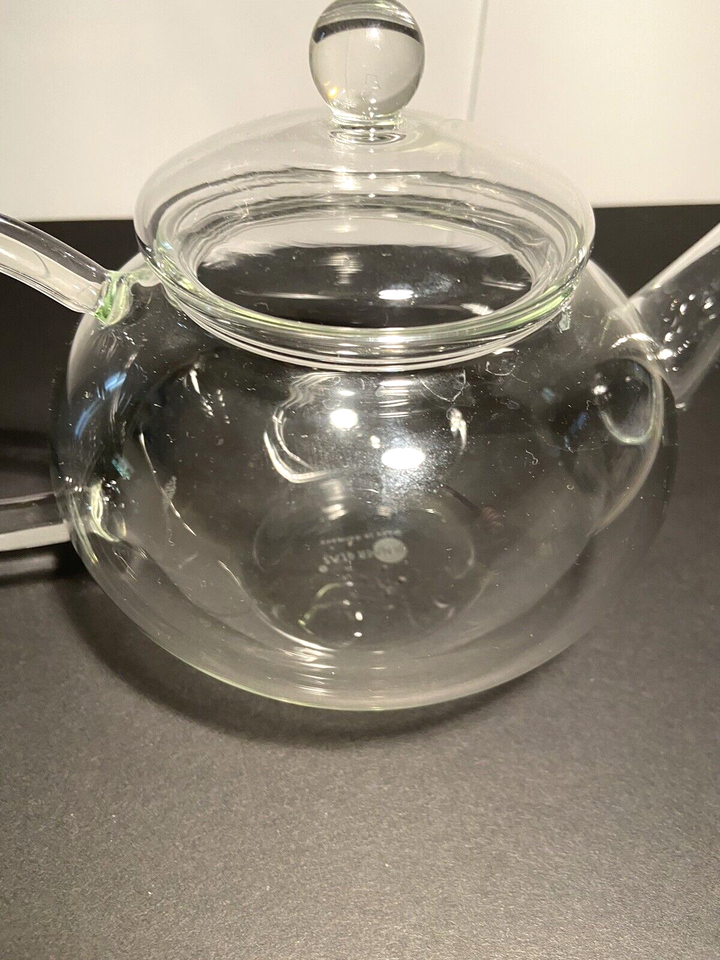 Jenaer Glass Clear Glass Teapot w/ Lid made in Germany 6" tall MINT | eBay