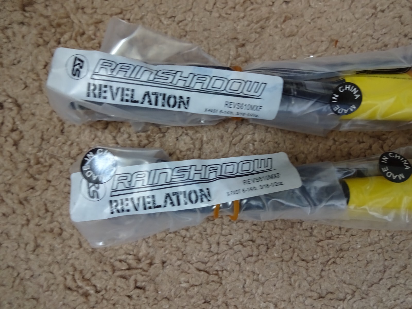 2 Rod Building Wrapping Rainshadow Revelation REVS610MXF Spinning ...