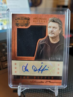 🔥 2014 Country Music Silhouettes Auto Autograph Joe Diffie 078/246 | eBay