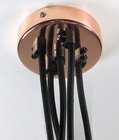 MULTI POINT DROP OUTLET PENDANT CEILING ROSE WITH CORD GRIPS | Copper ...
